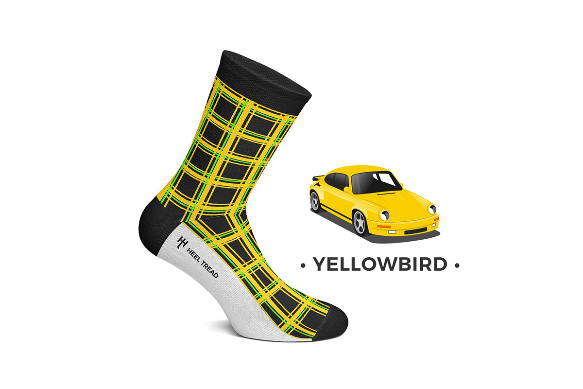 Buy Yellow Bird Socks online now | Socks | Porsche Club Great Britain