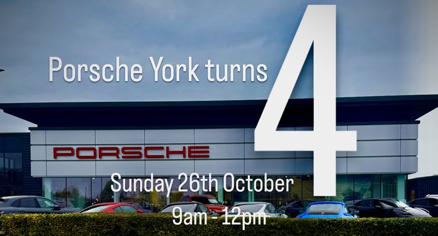 Porsche Centre York – 4th Birthday Morning Meet Invitation | Yorkshire ...