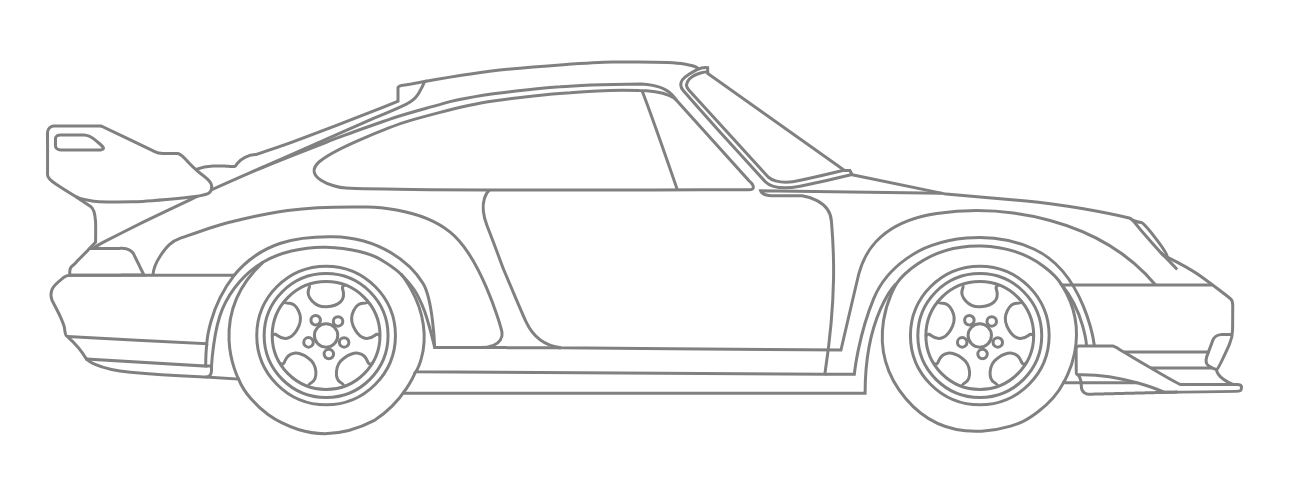 Porsche Outline