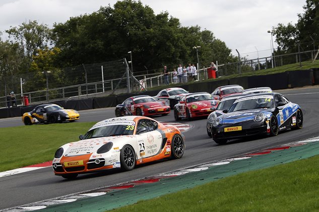 Harrison and Clark take tight Brands Hatch wins | Porsche Club ...